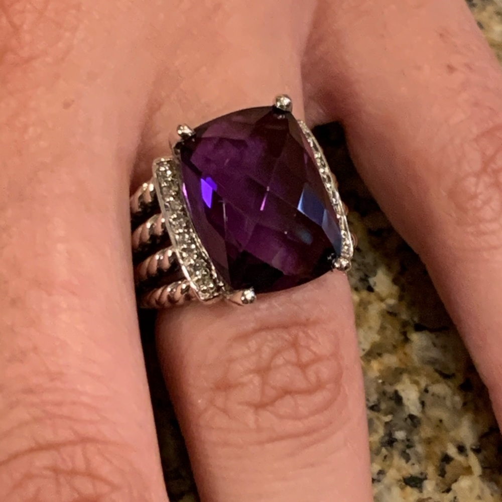 David Yurman Amethyst Ring - Gem